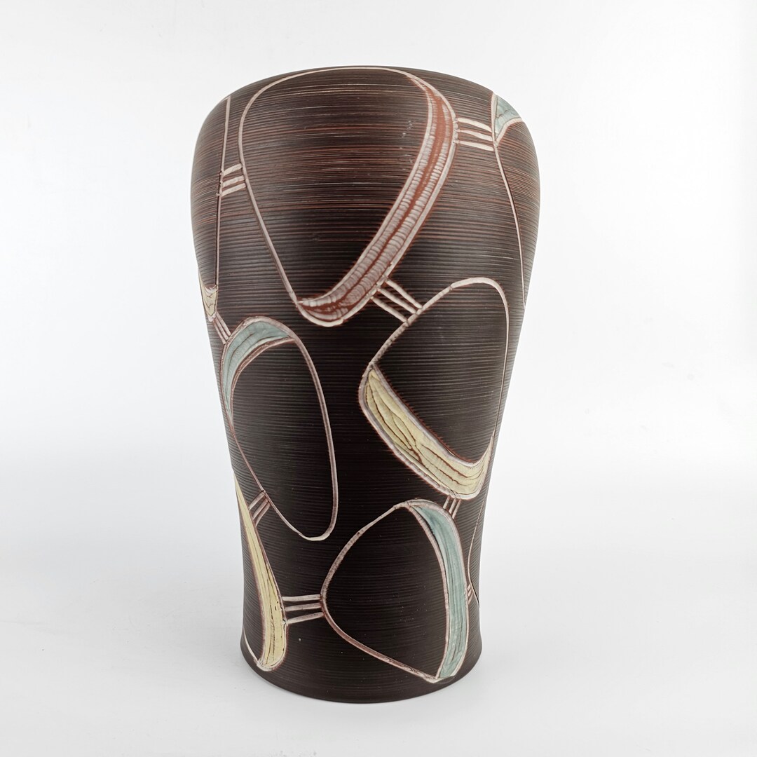 A West German Vase by Sawa, Design by Franz Schwaderlapp. the Vase is ...