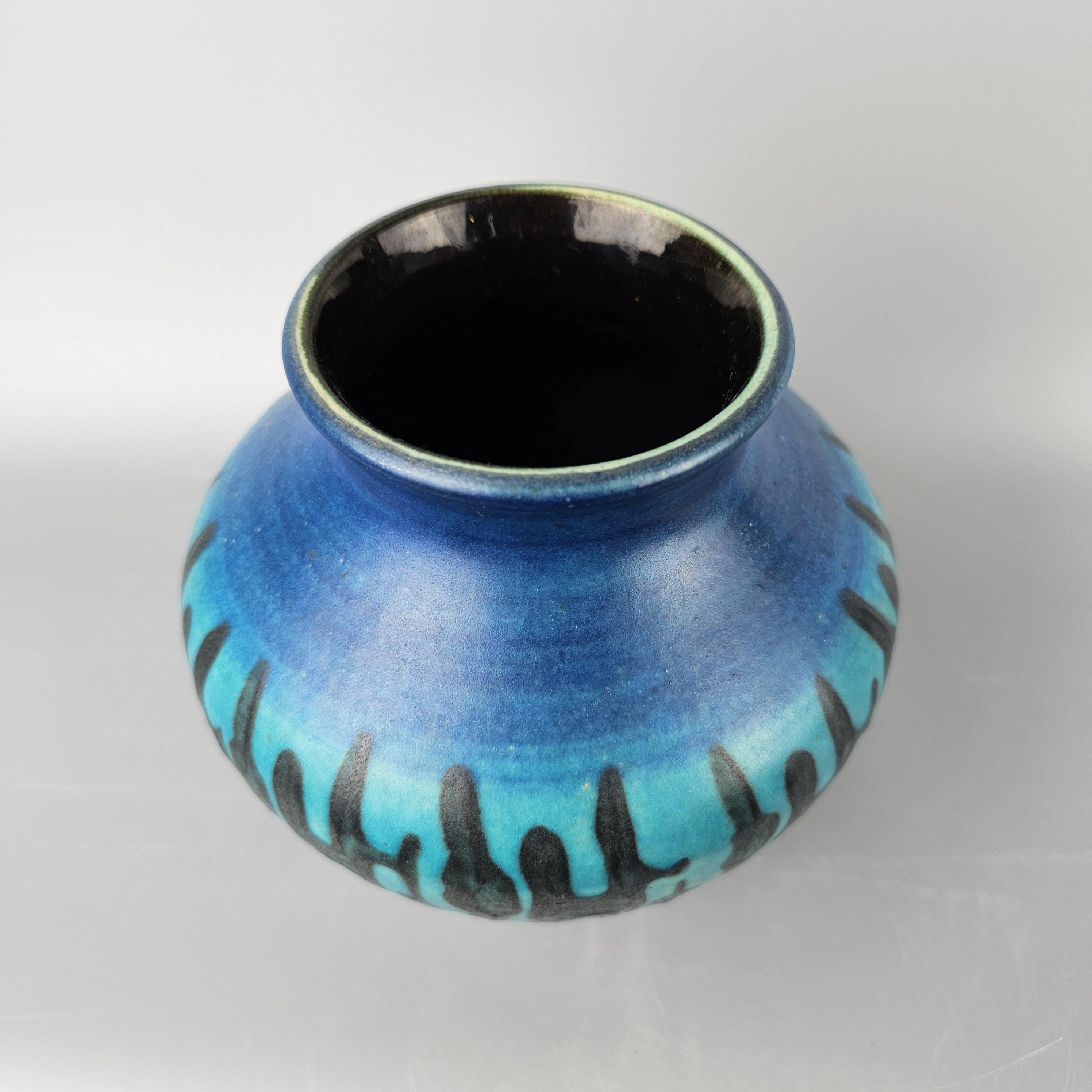 Vintage West German Fat Lava Vase Made by Dumler & Breiden Vintage West German Fat Lava Vase Made by Dumler & Breiden