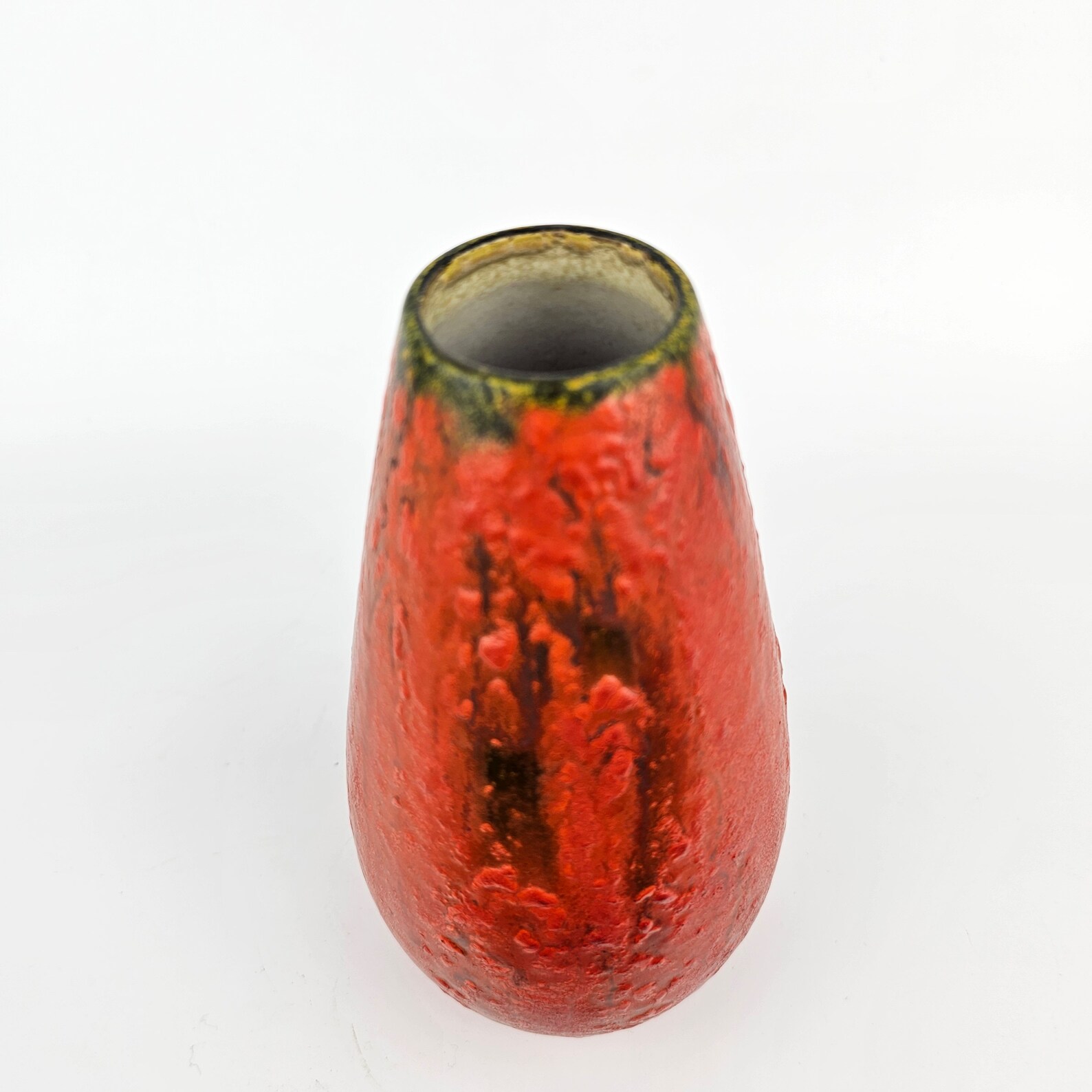 A West German Fat Lava Vase by Ruscha Keramik. "vulkano" Glaze. - Etsy