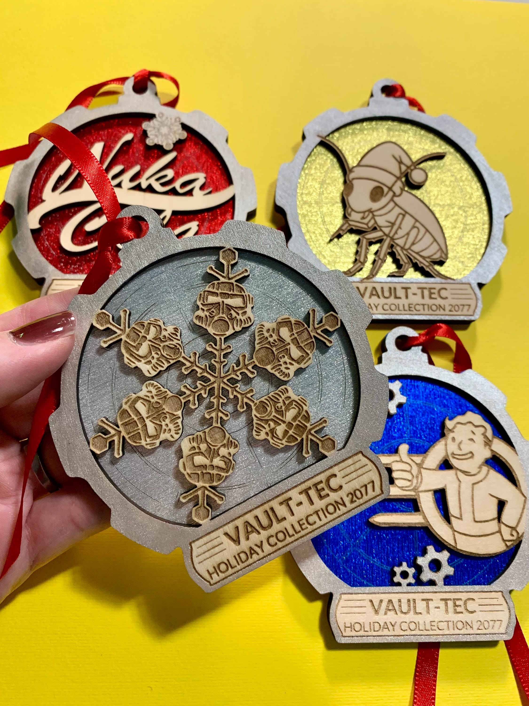 Fallout Holiday Ornaments, Set of 4 - Etsy