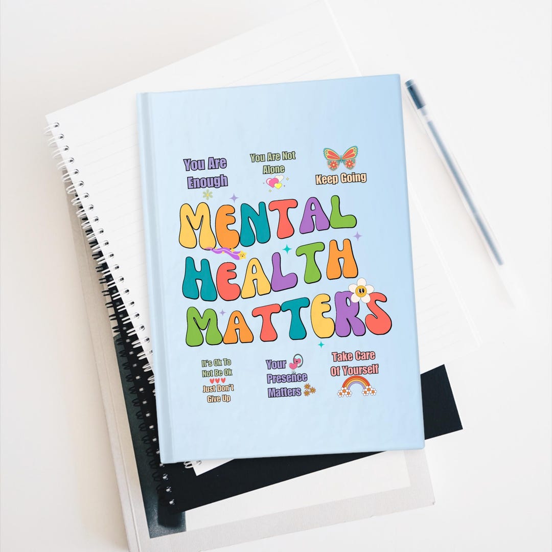 Mental Health Matters Journal | Self Care Planner | Anxiety Support ...