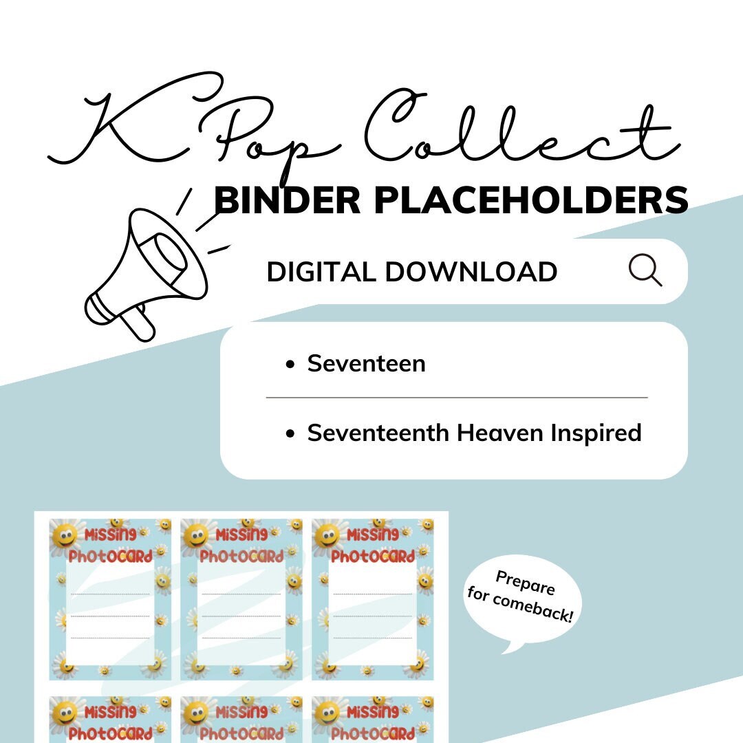 Digital Download | Seventeen Seventeenth Heaven Inspired Kpop Collect ...