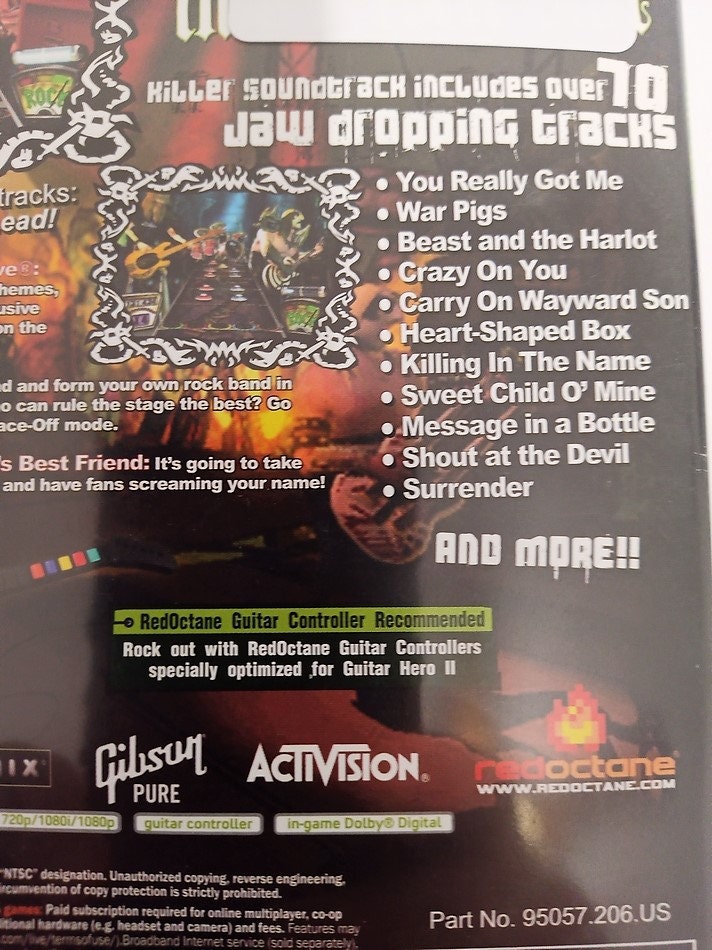 Xbox 360 Guitar Hero X-plorer Guitar Wired Controller Bundle With 2 ...