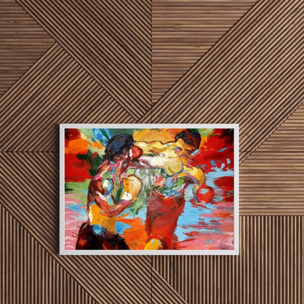 Rocky Vs Apollo Art - Etsy