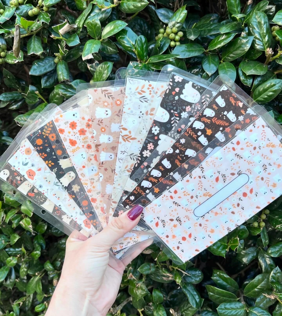 Spooky Savings Set: 9 Autumn Ghostie Cash Envelopes - Etsy