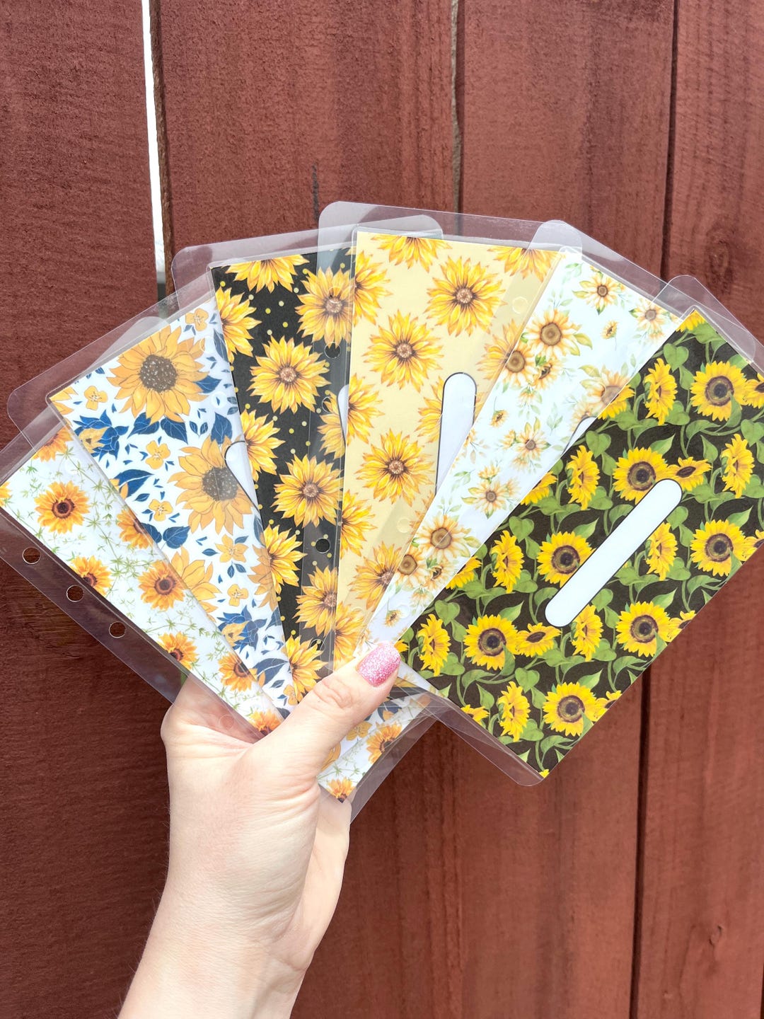 Summer Sunflower Cash Envelopes - Etsy
