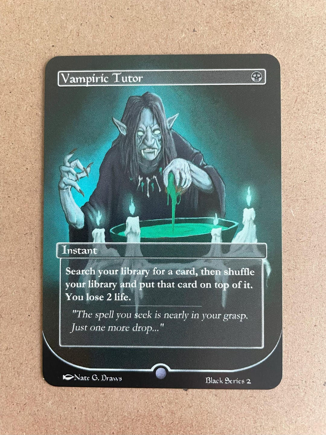 Vampiric Tutor - Goblin Forged Artist Proxy - Etsy