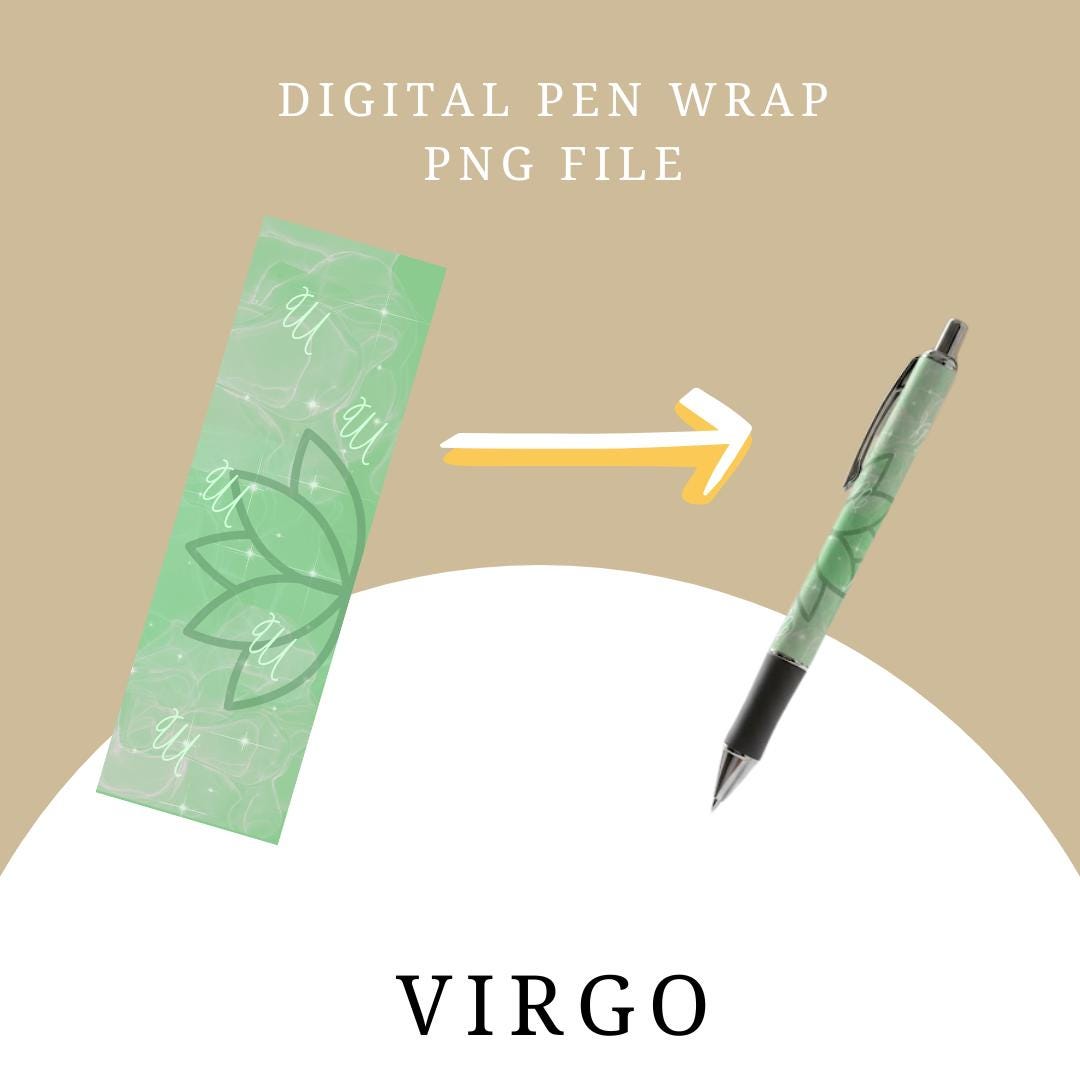 Virgo Pen Wrap • Astrology PNG Digital Download - Etsy