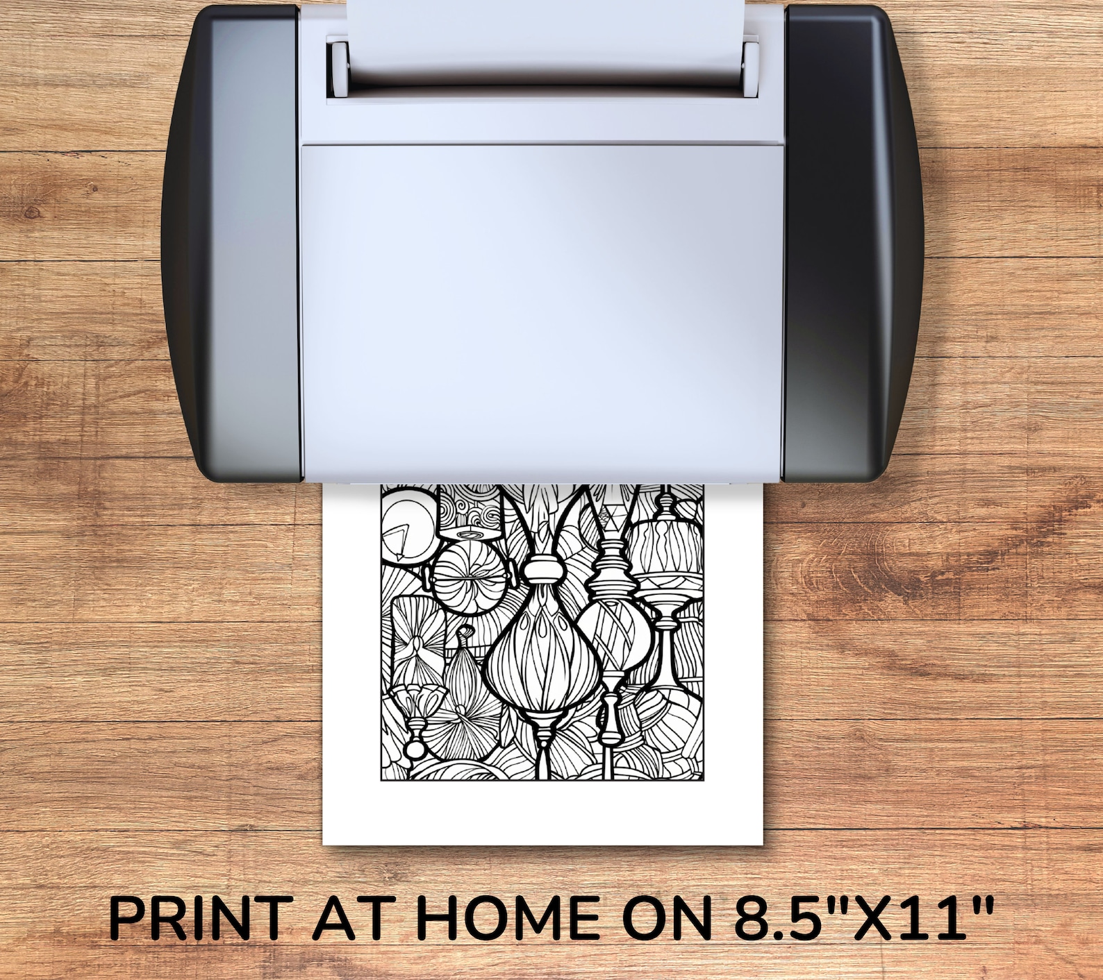 50 Page Zen Coloring Book | Printable Zen Pattern Coloring Pages ...