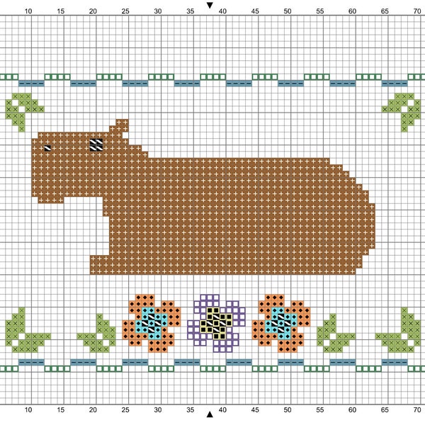 Capybara Cross Stitch - Etsy Canada