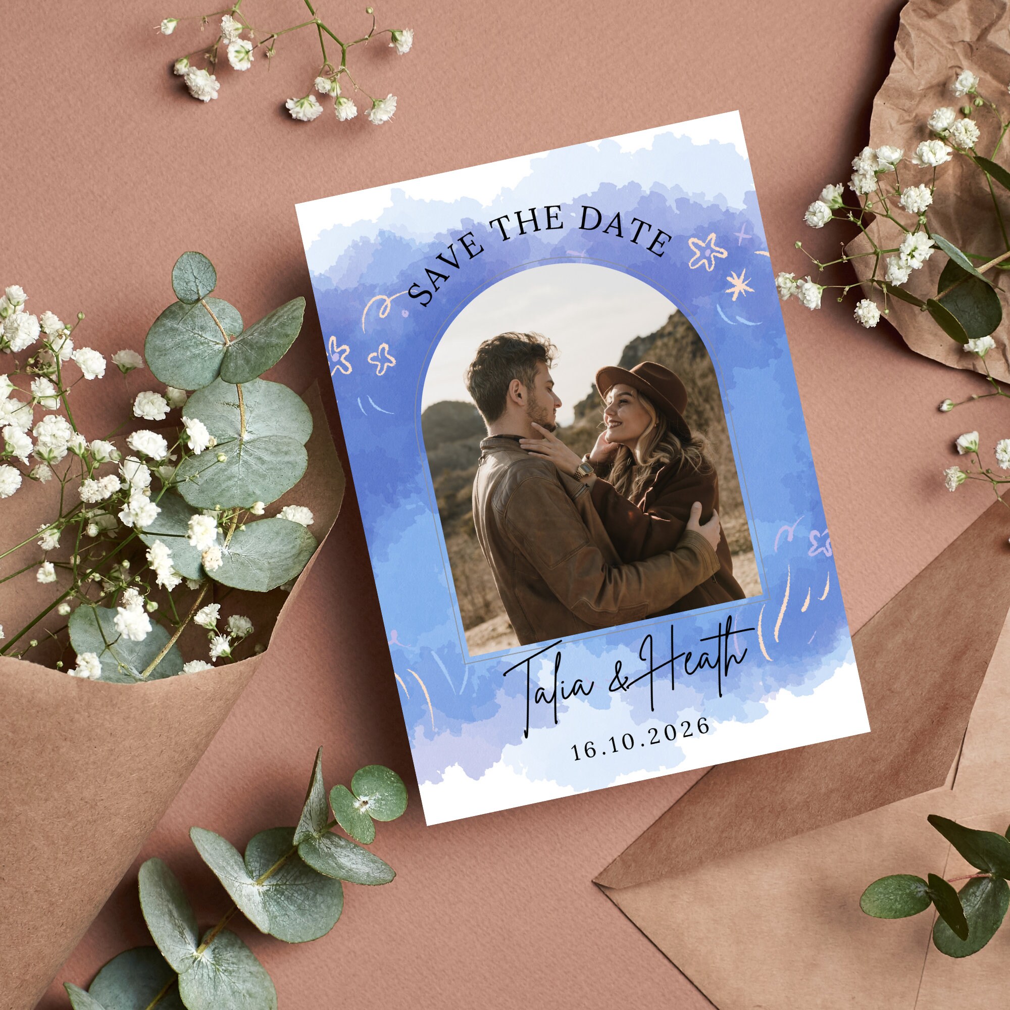 Printable Wedding Invitation Template, Printable Editable Wedding ...