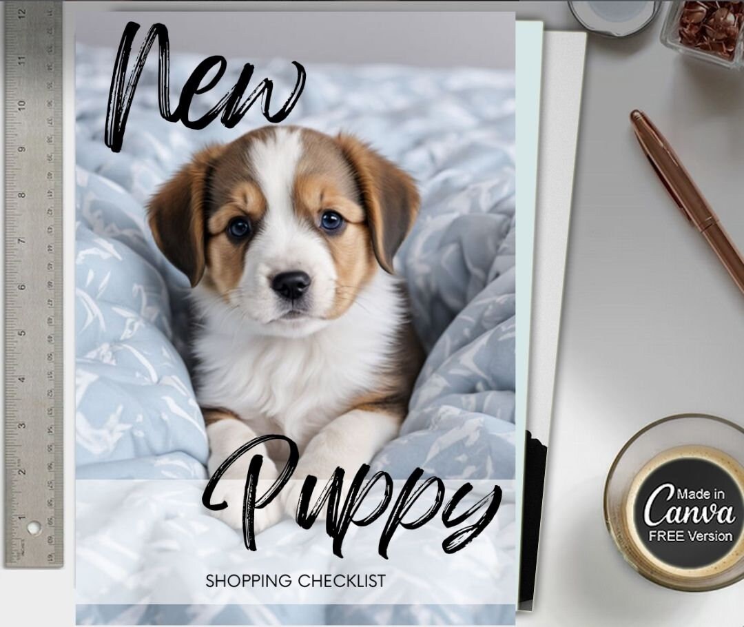 New Puppy Shopping Checklist With Master Resell Rights | Dog Shopping ...
