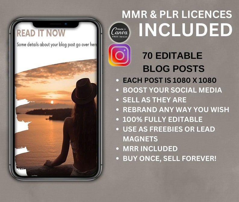 70 Blog Posts Templates With Master Resell Rights | Done-for-you Social ...