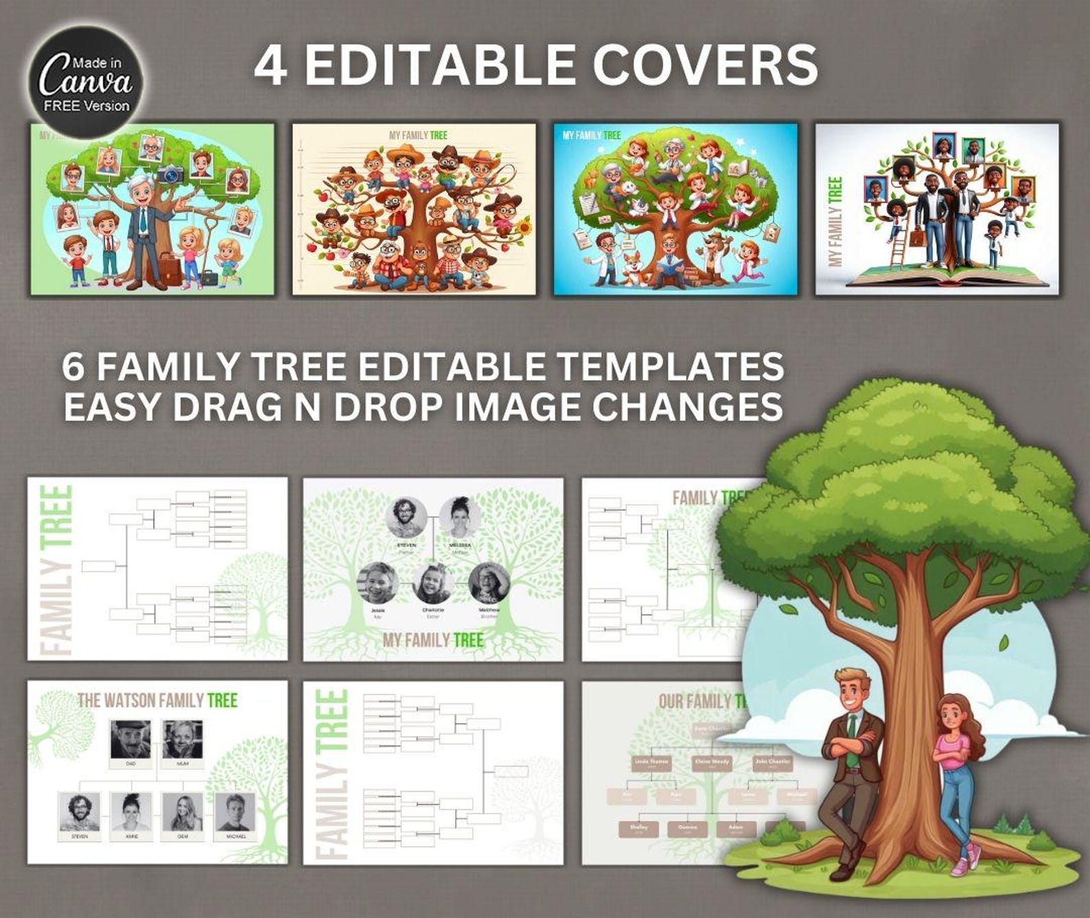 My Family Tree Templates | My Family Tree Templates With Master Resell ...