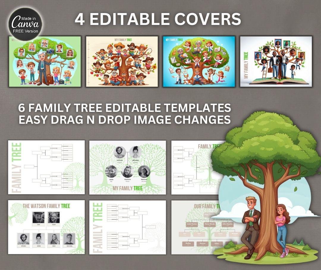 My Family Tree Templates My Family Tree Templates With Master Resell ...