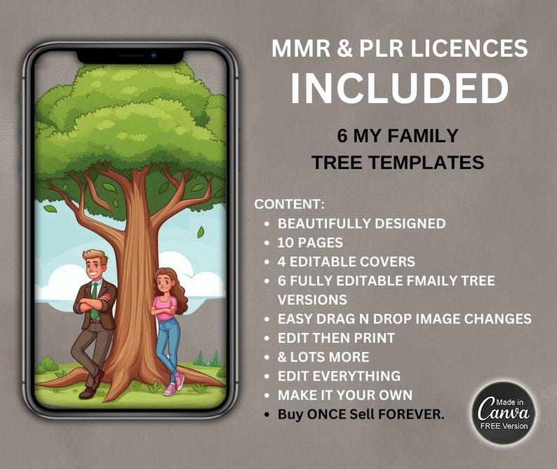My Family Tree Templates | My Family Tree Templates With Master Resell ...