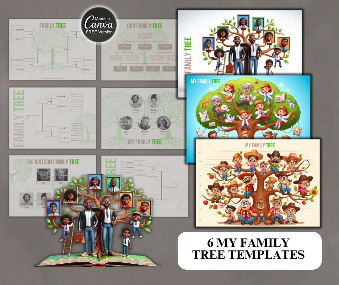 My Family Tree Templates | My Family Tree Templates With Master Resell ...