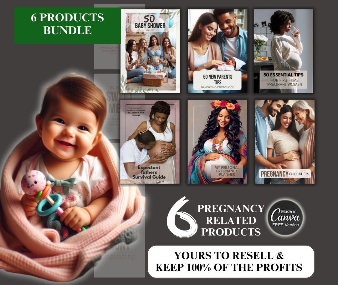 6 Products Pregnancy Parents Bundle | Pregnancy Products Bundle ...