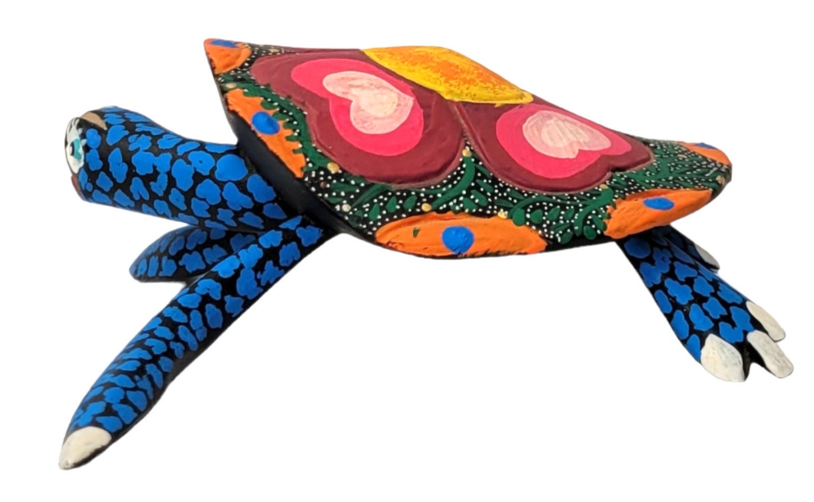 Turtle Magic: A Unique Handmade Alebrije Turtle Hand Carved and Hand ...