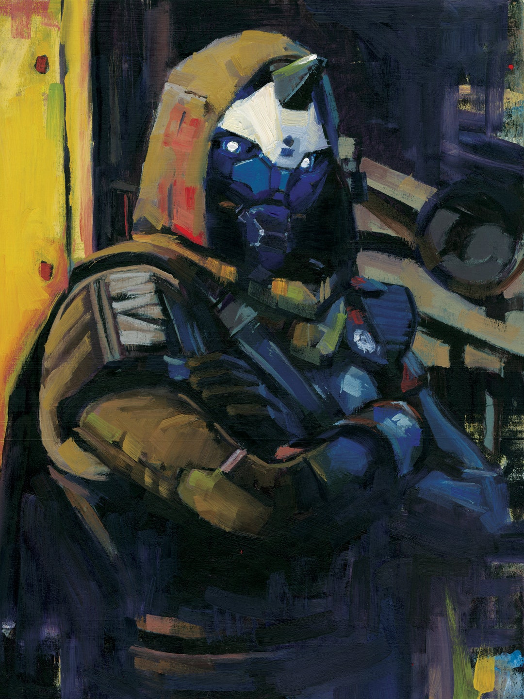 Destiny 2 Cayde-6 'hey Kiddo...' Oil Painting on Birch – Handcrafted ...