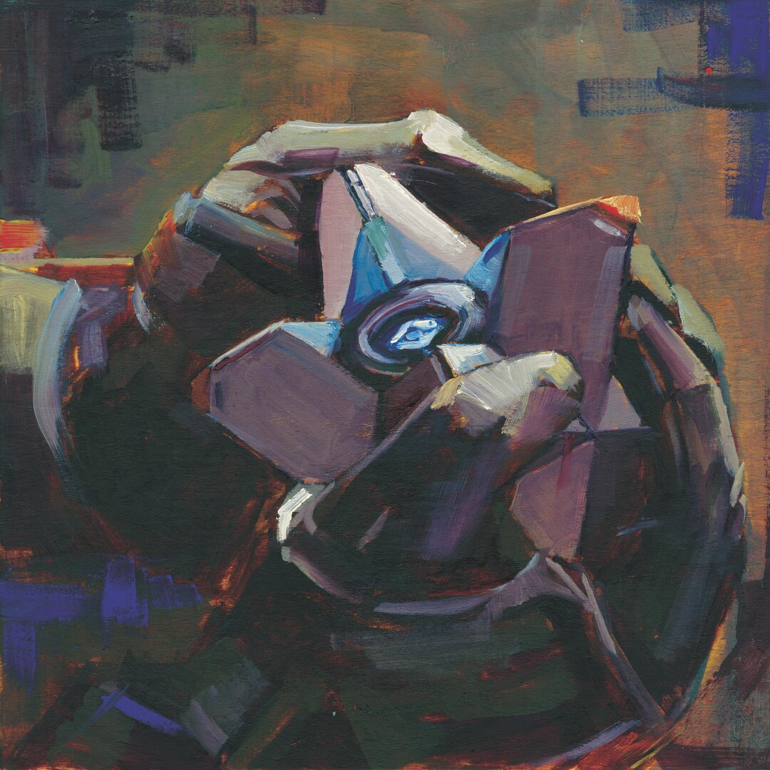 Destiny 2 Ghost 'ah, Guardian, There You Are.' Oil Painting on Birch ...