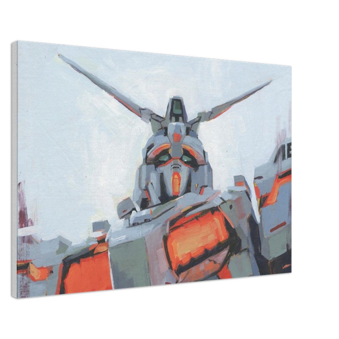 RX-0 Unicorn Gundam Canvas Art | Gundam Anime Wall Decor | Premium ...