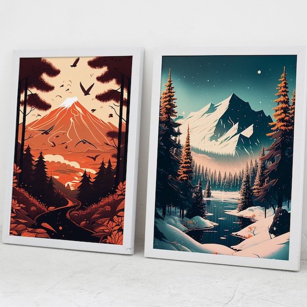 Tron Digital World Wall Art, Retro 80s Synthwave Printable, Digital ...