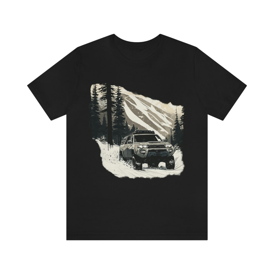 Toyota 4runner Snow Trails, Overland, off Roading Short Sleeve Tee - Etsy
