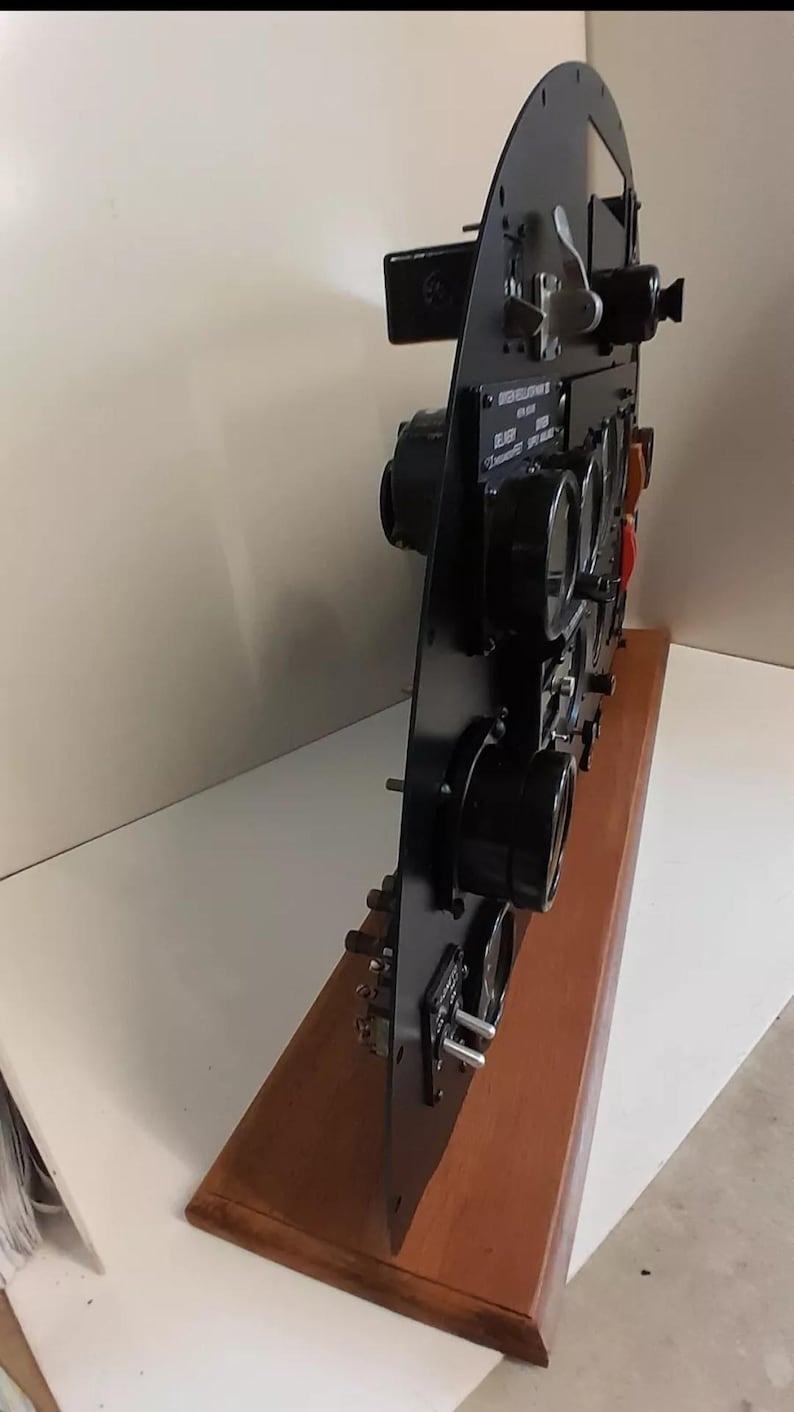 RAF WW2 Mk 2 Spitfire Cockpit Instrument Panel . (reproduction With ...