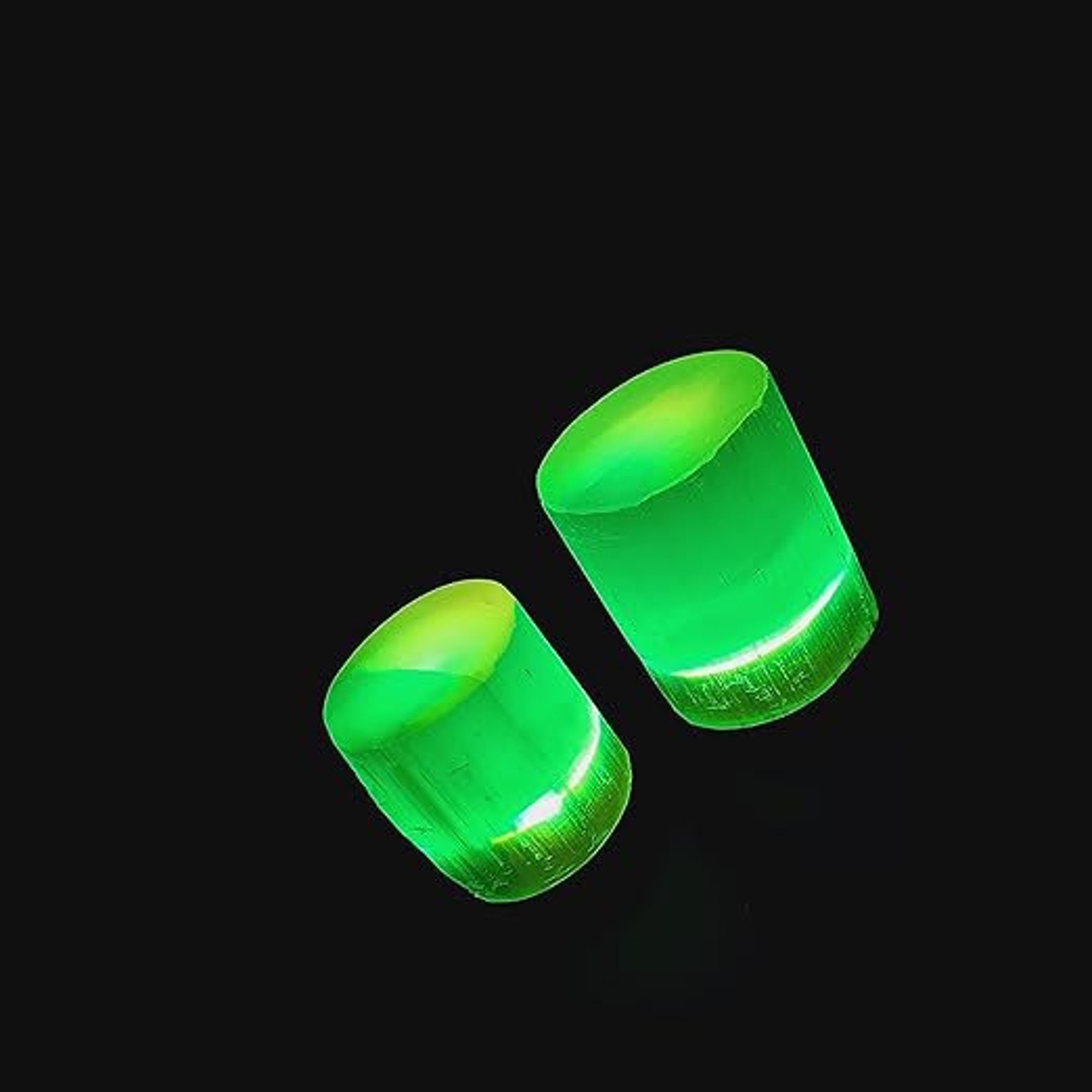 Selenite Cylinder Lamp USB LED Colour Changing Table Lamp 8cm, 10cm ...