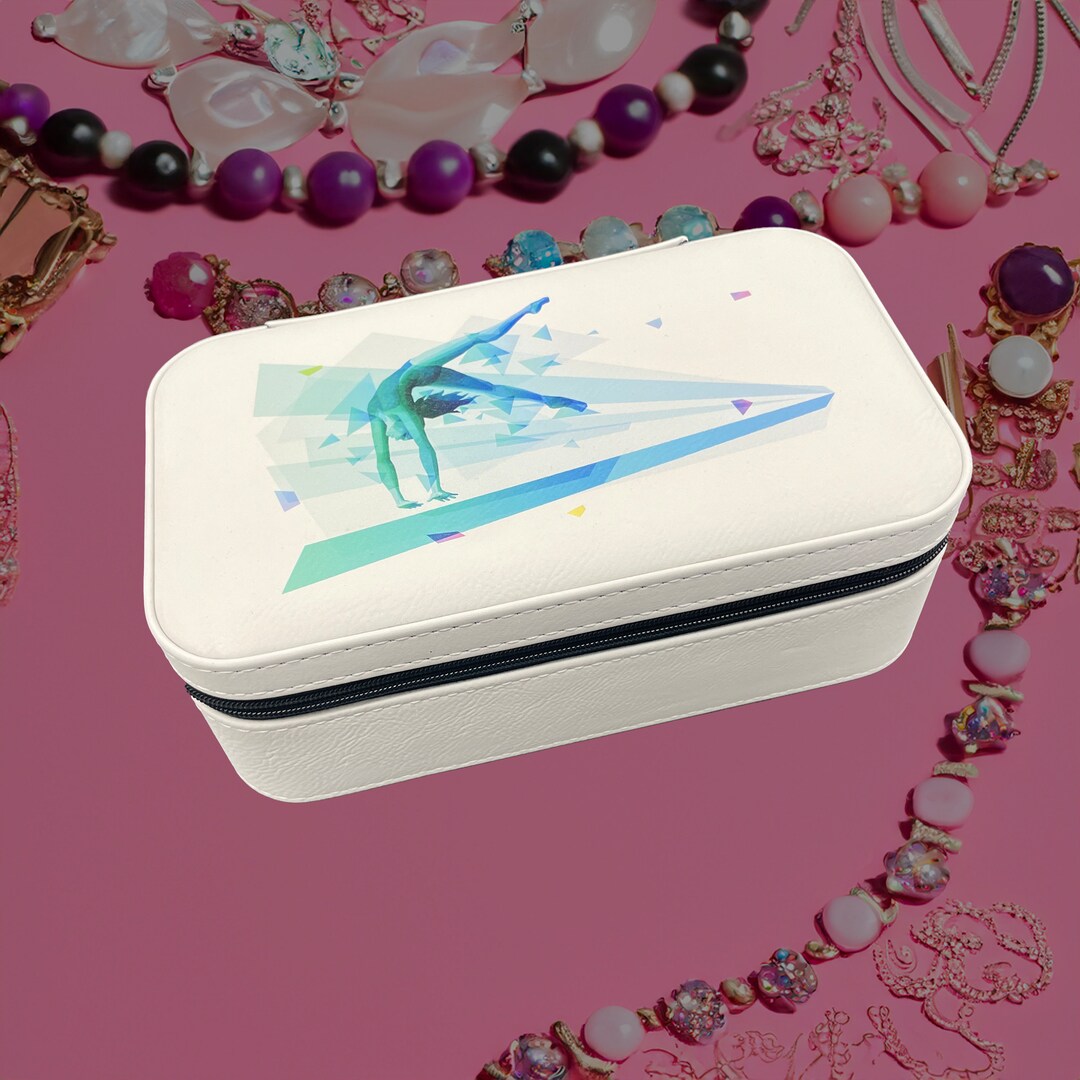 Gymnastics Jewelry Box - 8" X 4.5" Premium Leatherette Jewelry Box - Etsy