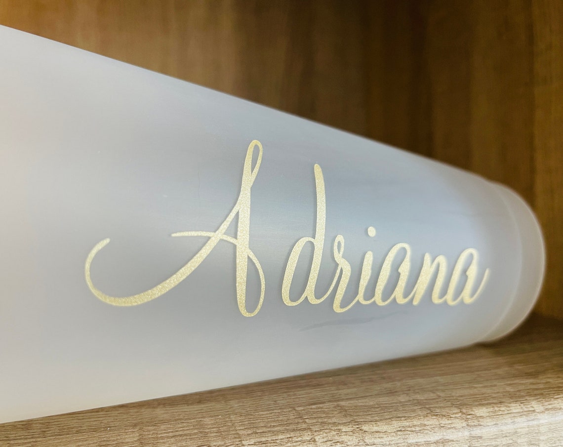 Personalized Custom Name Cups With Lid and Straw - Iced Coffee Cups ...