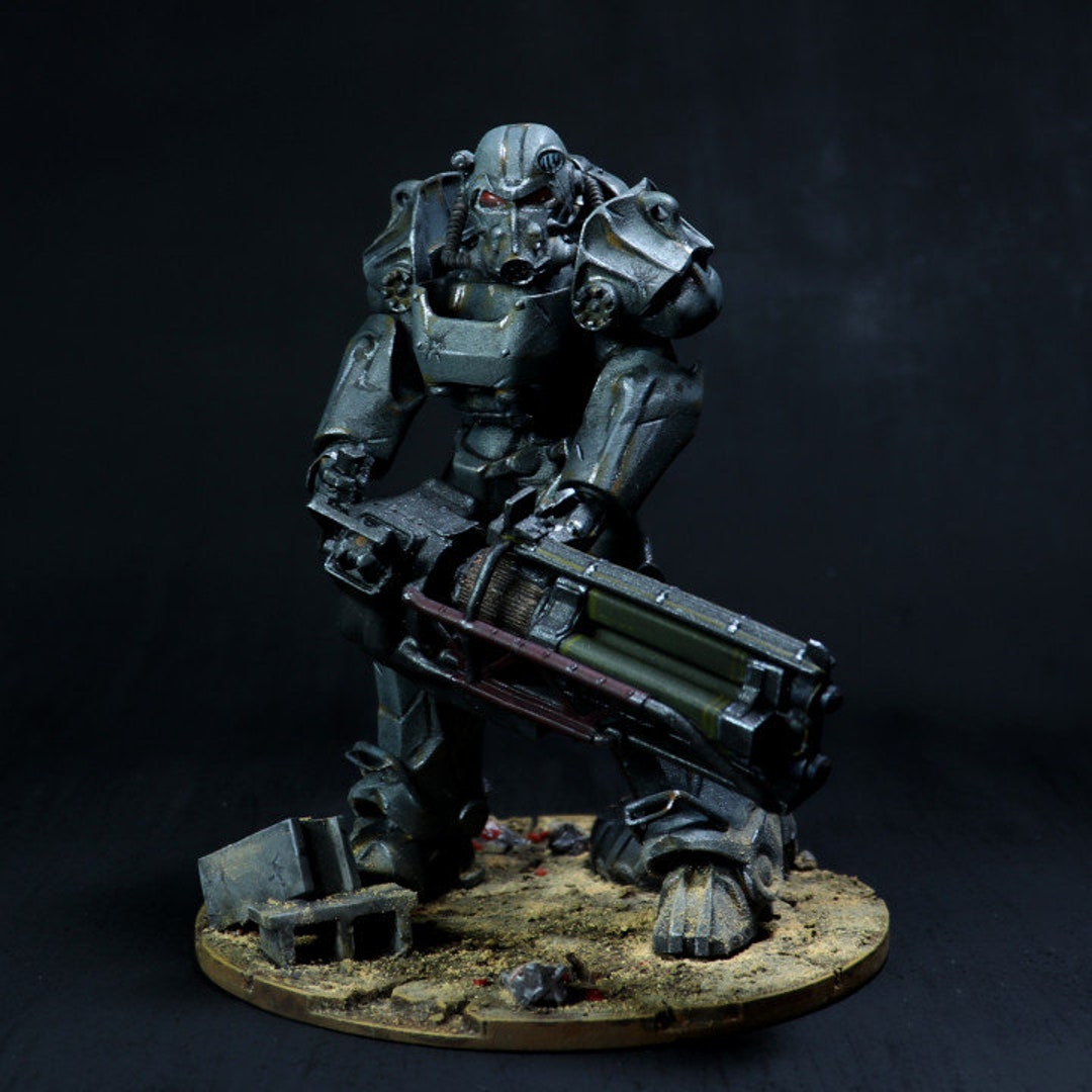 Fallout T 60 Stl 3d Printing File Fan Art Etsy