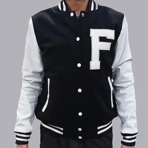 Personalized Black Varsity Baseball Jacket for Men Women, Personalized ...