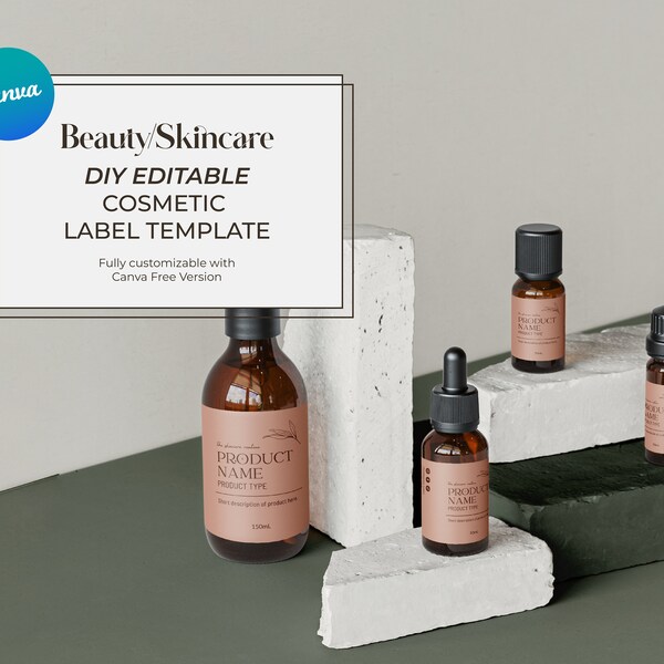 Free Printable Skincare Labels - Etsy