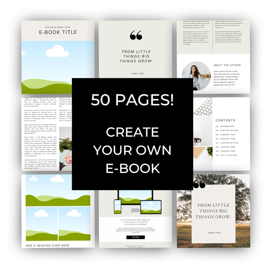 Editable Ebook Template | Workbook Template for Coaches | Lead Magnet ...