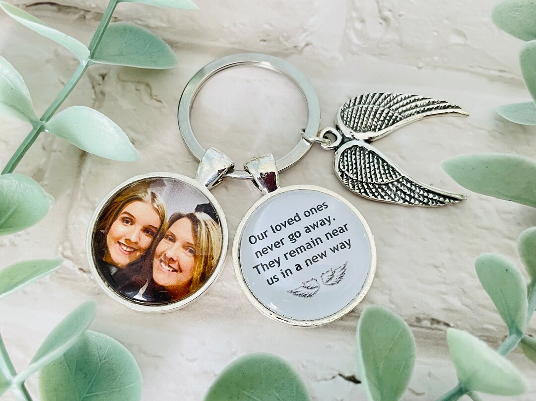 Personalized Memorial Gift Photo Keyring: in Loving Memory Gift , Loss ...