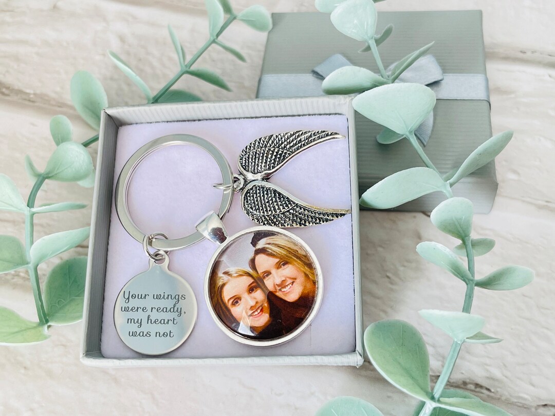 In Loving Memory Gift Keyring Personalized Photo Keyring Memorial Gift ...