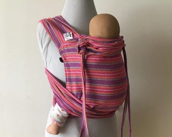 Mexican Xitlali Black With Star Flowers Wrap Baby Carrier Available in ...