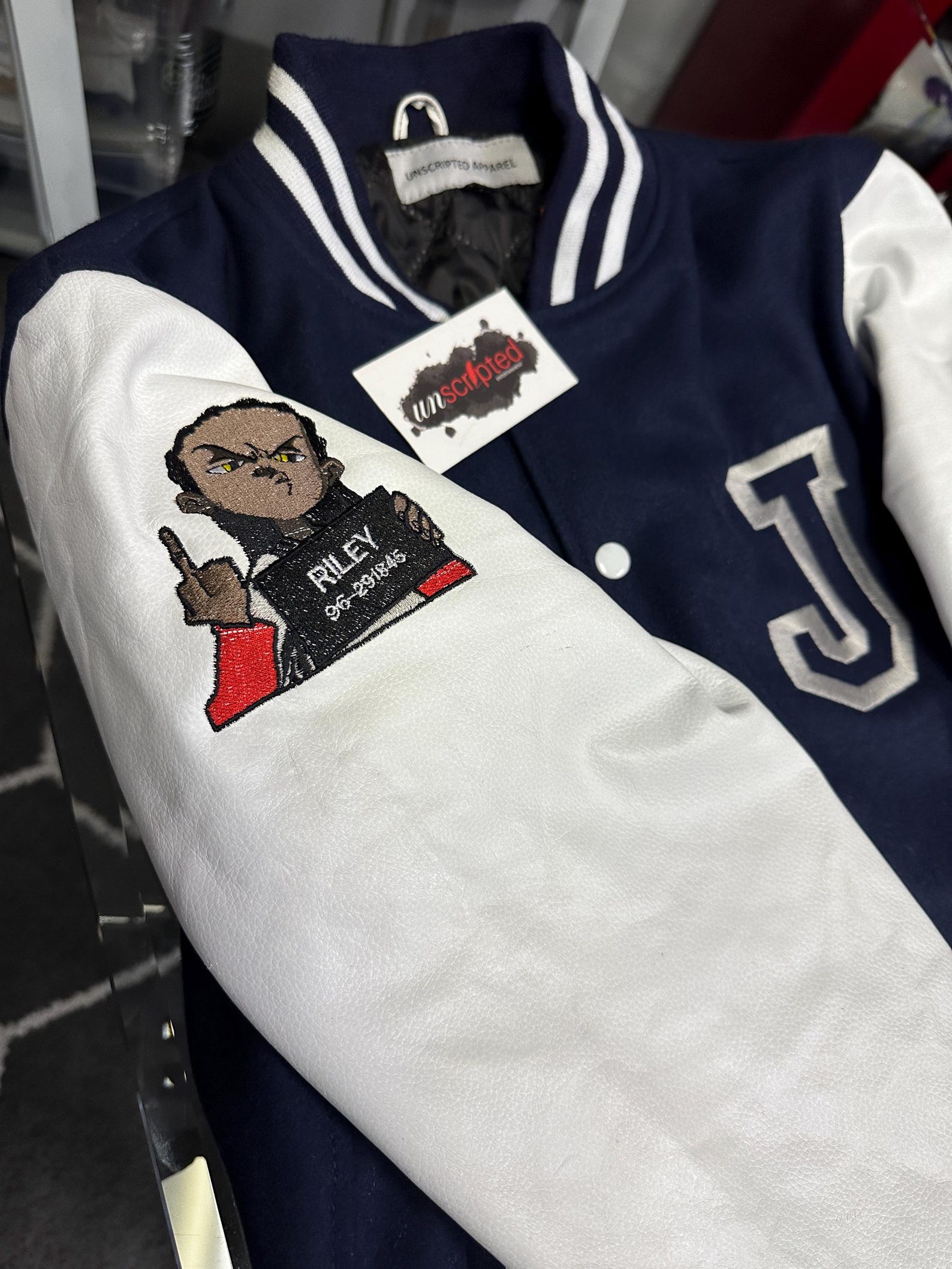 Riley From the Boondocks Embroidery File – 4x3.94 Inches Mugshot Design ...