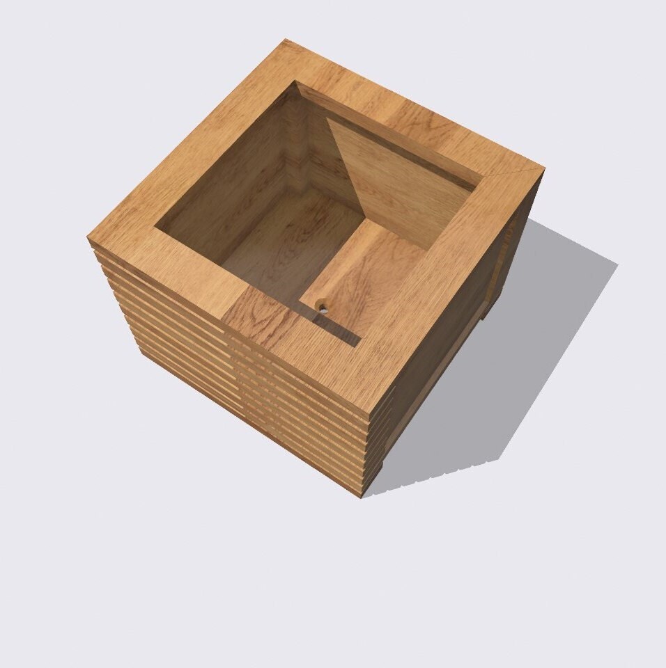 Wooden Plant Pot 50x50 Digital Plan - Etsy