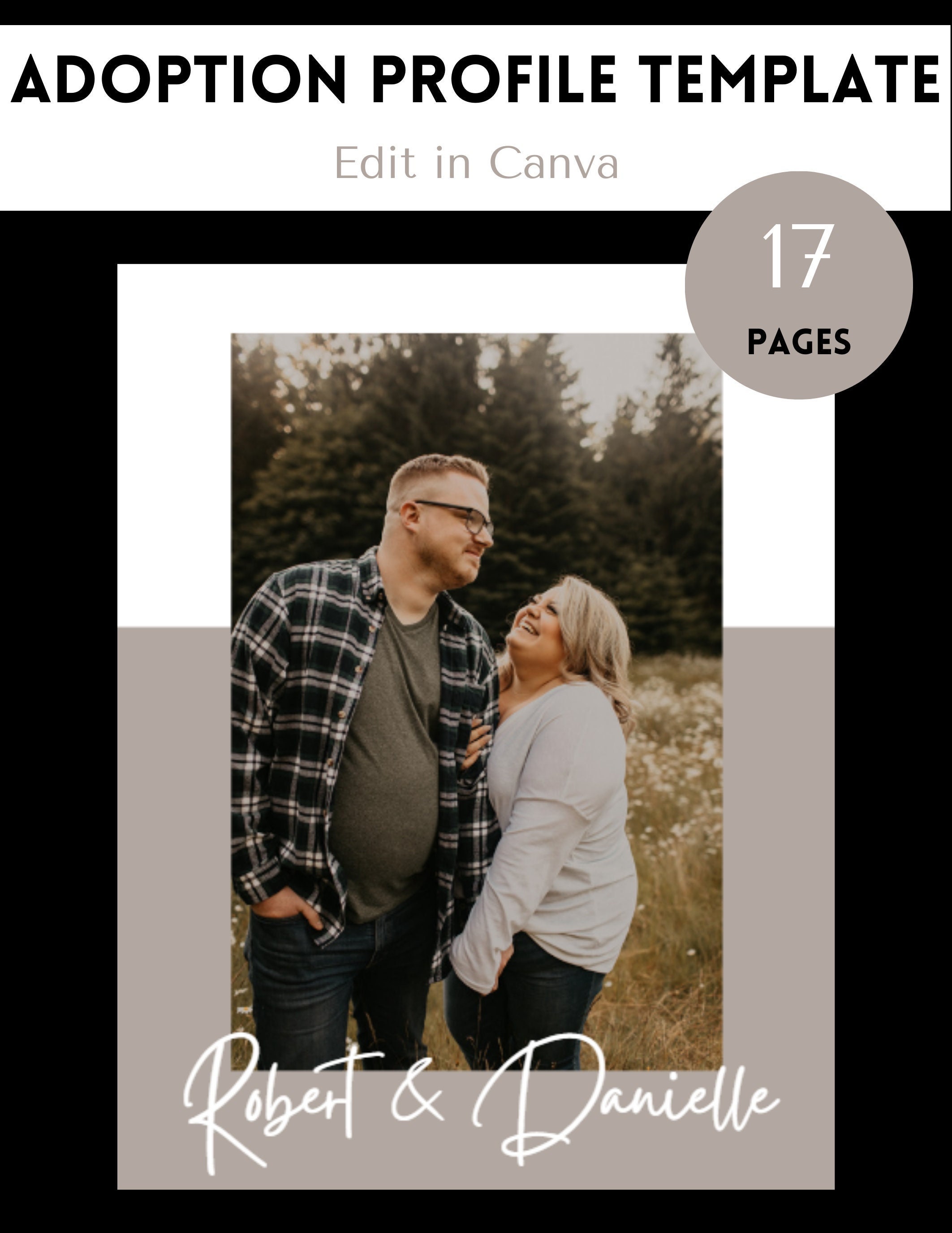 Adoption Profile Template - Etsy