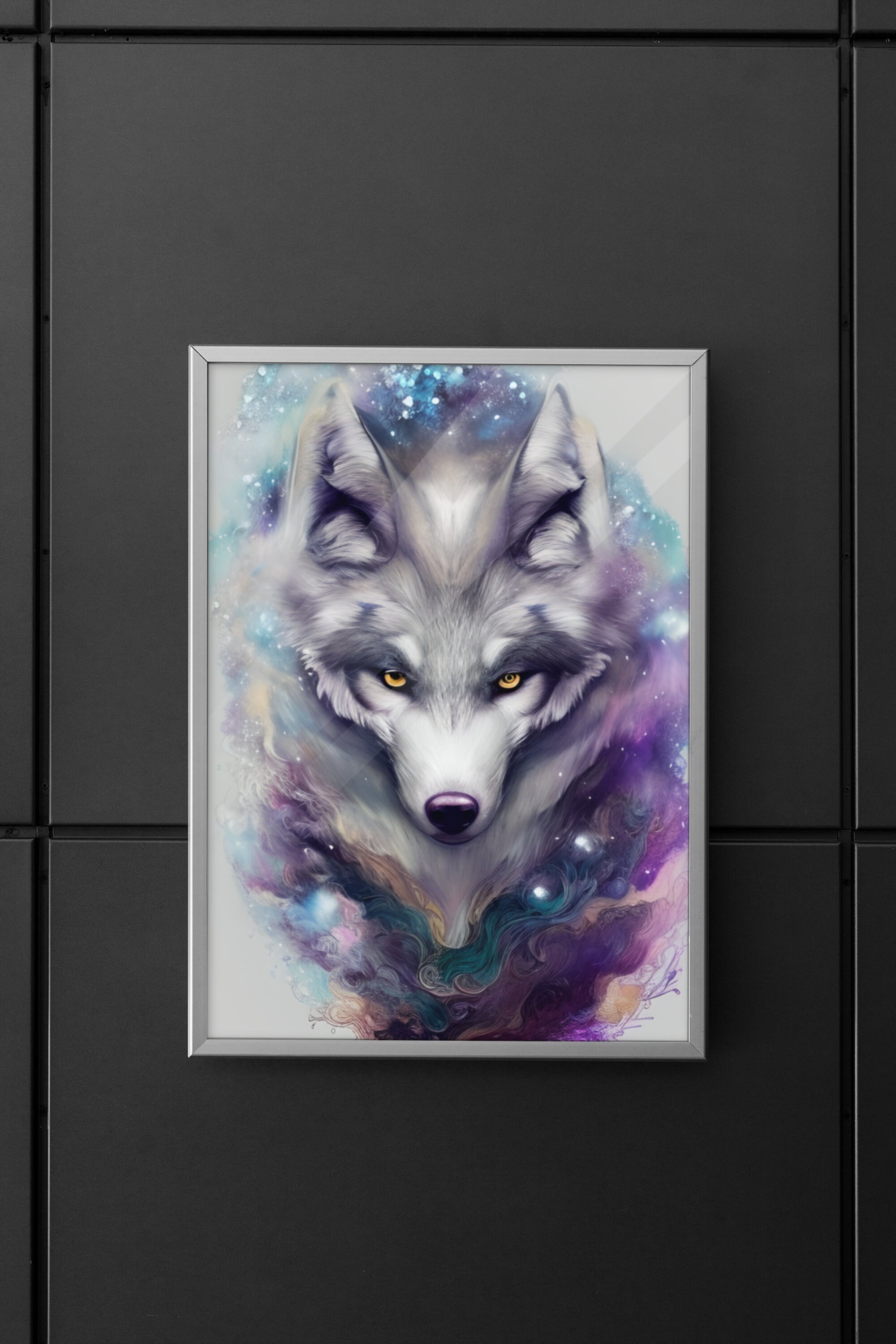 Wolf Poster Mystical Wolf Poster Museum Grade Poster - Etsy