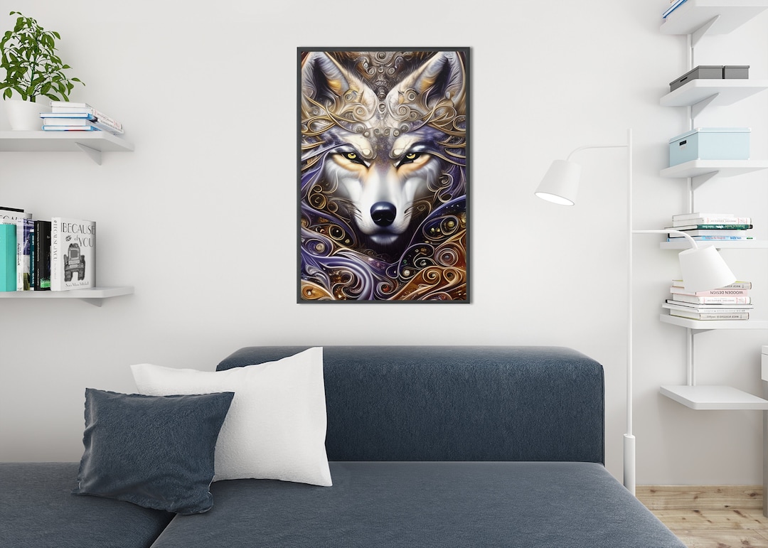Fox Poster, Poster Fantasy Fox, Museum Grade Poster, Premium Fox Poster ...