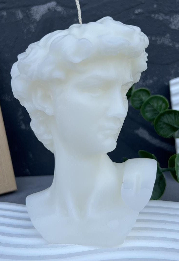 Statue Candle Michelangelo Large Sculpture michelangelo's Candle David ...