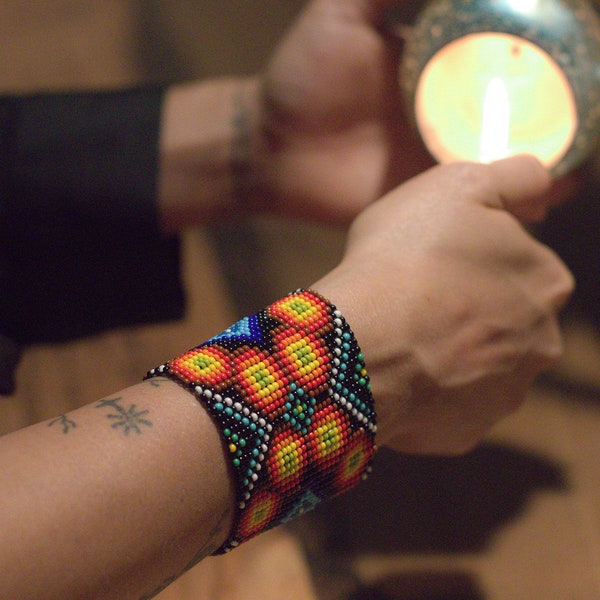 Huichol Bracelet - Etsy