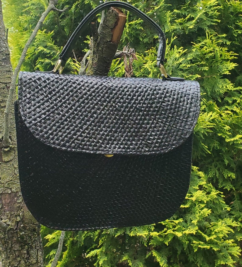 Two Tone Handbag Pandan Bag PHILLIPNES - Etsy