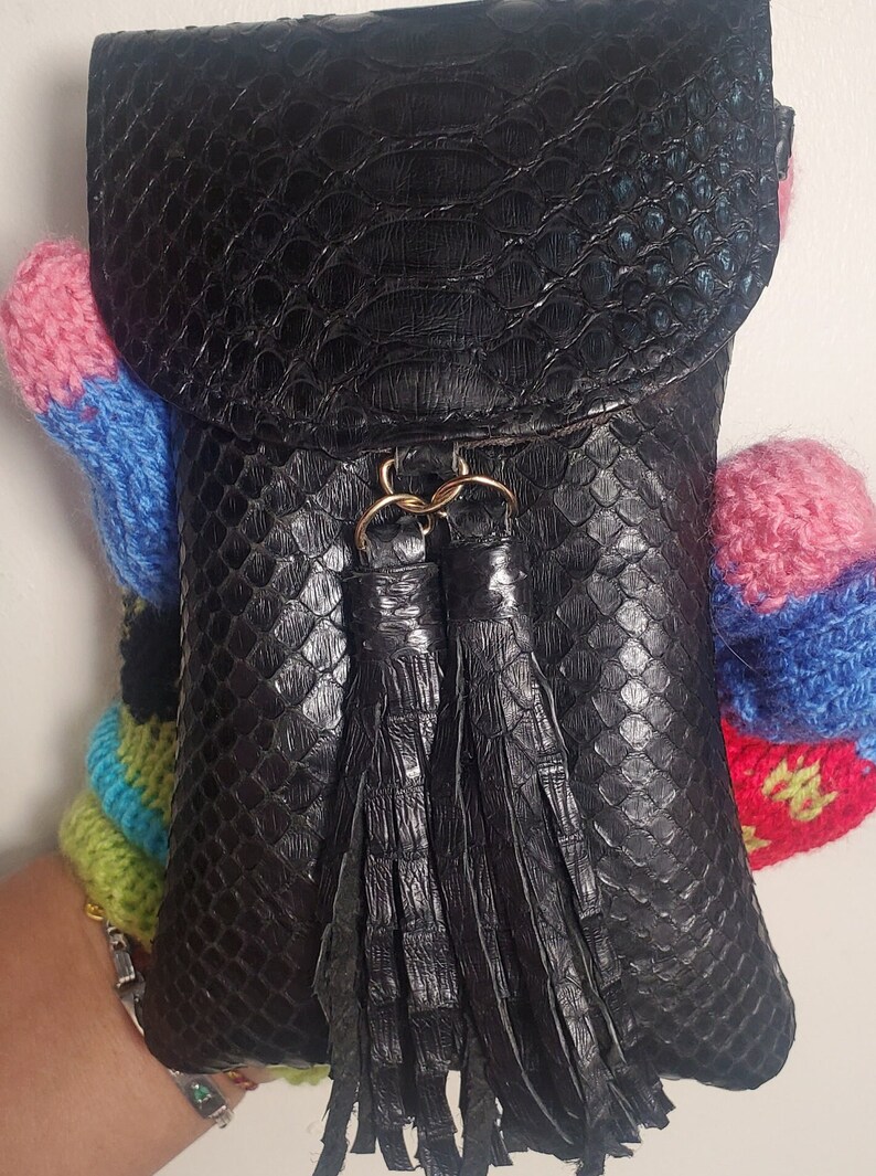 Genuine Python Snake Phone Bag PYTHON SHOULDER Bag-crossbody Bag - Etsy