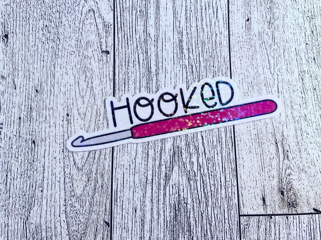 Holographic Hooked Waterproof Sticker - Etsy