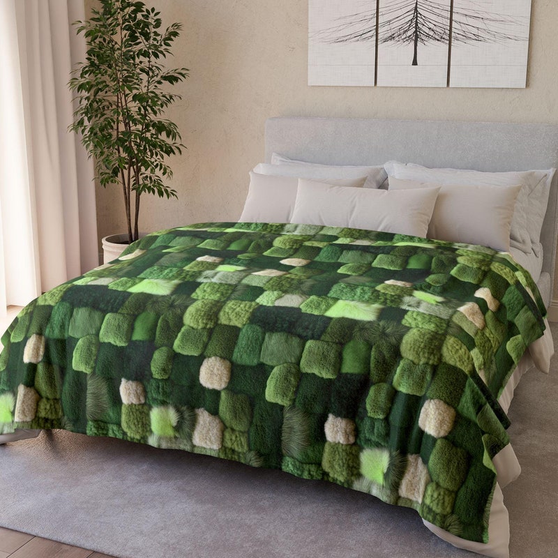Green Blanket - Etsy